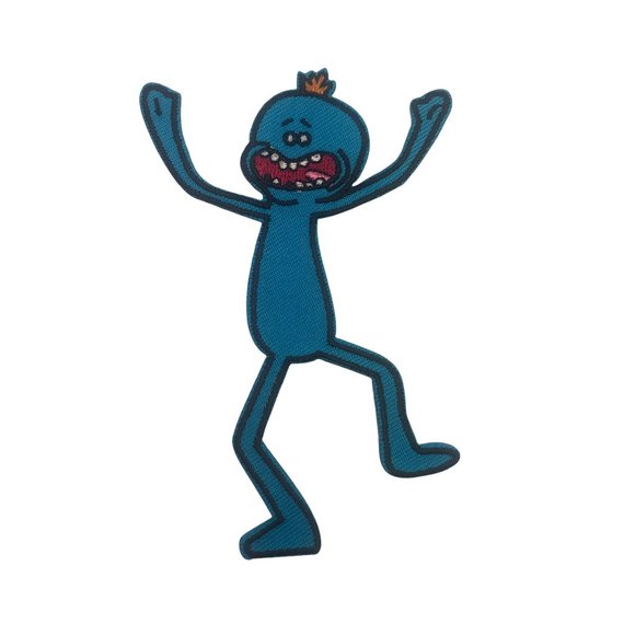 Accessories | Rick And Morty Mr Meeseeks Patch Embroidered Iron On Sew ...